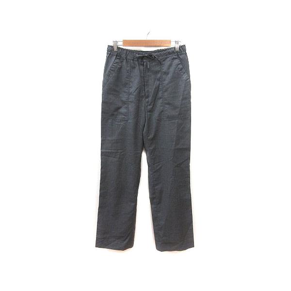 ヴァージニア Verginia パンツ ウール ウエストマーク チャコールグレー /MS メンズ【表記サイズ】サイズ表記なし(実寸サイズをご覧ください)【実寸サイズ】ウエスト：約72〜cm　もも幅：約32cm　裾幅：約24cm　股上：約28...