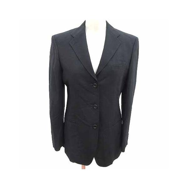 ワークフォーホリデイユナイテッドアローズ WORK FOR HOLIDAY UNITED ARROWS テーラードジャケット ウール 40 L 黒 /YK レディース【ブランド】ワークフォーホリデイユナイテッドアローズ WORK FOR H...