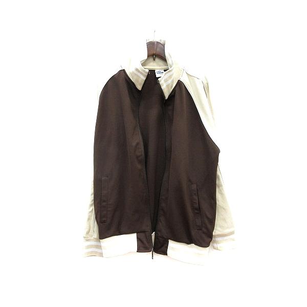 ロックヘブン LOCK HEAVEN ジャケット ブルゾン バイカラー L 茶 ブラウン ベージュ /MN メンズ【表記サイズ】L【実寸サイズ】身幅：約51cm　着丈：約64cm　ゆき丈：約79cm　　【素材】ポリエステル100％【色】茶 ...