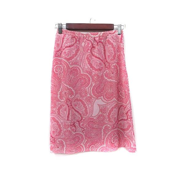 テンダンス パーレイビームス tendance par Ray BEAMS タイトスカート ミモレ ロング ペイズリー柄 1 S ピンク /YI レディース【ブランド】テンダンス パーレイビームス tendance par Ray BEAM...