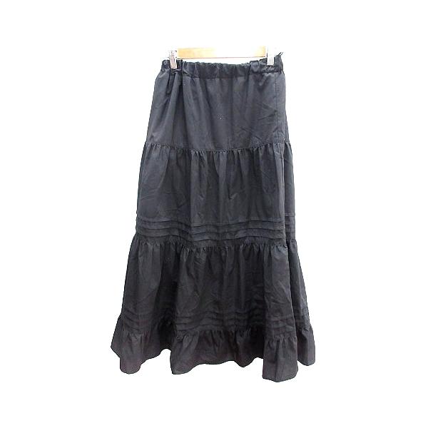 ナイスクラップ NICE CLAUP continuer de NICE CLAUP フレアスカート マキシ ロング F 黒 ブラック /AU レディース【ブランド】ナイスクラップ NICE CLAUP【表記サイズ】F【実寸サイズ】ウエスト...