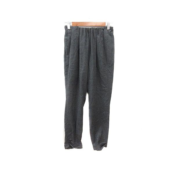 ブルーデブレス BLUE DE BRESSE テーパードパンツ ウール 36 S グレー /MN レディース【ブランド】ブルーデブレス BLUE DE BRESSE【表記サイズ】36（日本サイズS相当）【実寸サイズ】ウエスト：約62cm　も...
