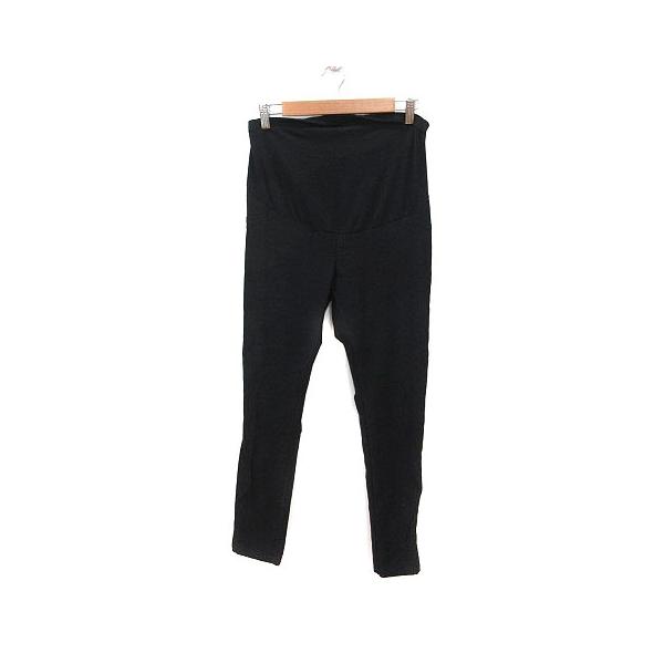 スウィートマミー SWEET MOMMY マタニティパンツ ストレッチ L 黒 ブラック /MS レディース【表記サイズ】L【実寸サイズ】ウエスト：約74〜cm　もも幅：約26cm　裾幅：約13cm　股上：約38cm　股下：約70cm　　【...