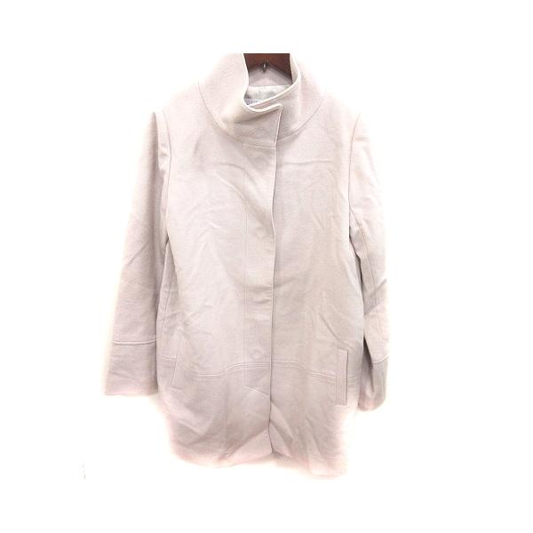 キュレーター CURATOR コート ステンカラー 総裏地 ウール カシミヤ混 38 グレージュ /RT レディース【表記サイズ】38【実寸サイズ】肩幅：約38cm　身幅：約49cm　袖丈：約60cm　着丈：約75cm　　【素材】ウール95...