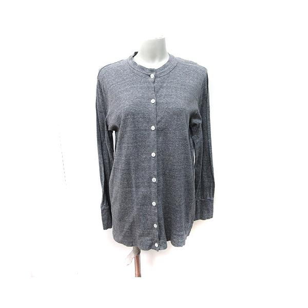 ホームスパン homspun カーディガン カットソー 長袖 F グレー /YI ●RY レディース【ブランド】ホームスパン homspun【表記サイズ】F（フリーサイズ）【実寸サイズ】肩幅：約38cm　身幅：約48cm　袖丈：約58cm　...