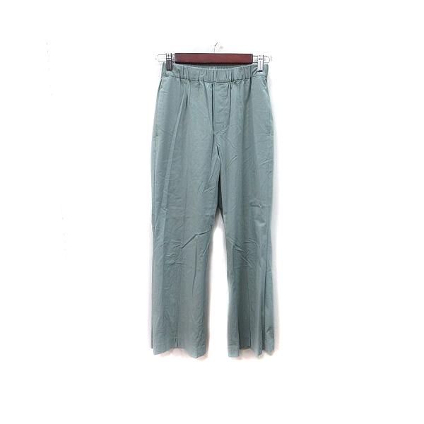 ブルーデブレス BLUE DE BRESSE ワイドパンツパンツ M 水色 /YI レディース【ブランド】ブルーデブレス BLUE DE BRESSE【表記サイズ】M【実寸サイズ】ウエスト：約60〜cm　もも幅：約25cm　裾幅：約22cm...