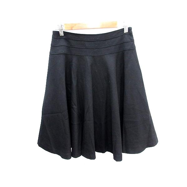 マトリーチェ バイ ヴォイスメール matrice by VOICEMAIL フレアスカート ひざ丈 ウール 38 M 黒 ブラック /AU レディース【ブランド】マトリーチェ バイ ヴォイスメール matrice by VOICEMAIL...