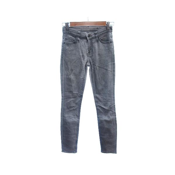 セブンフォーアールマンカインド 7 for all mankind デニムパンツ ジーンズ スキニー  24 S グレー /AU レディース【表記サイズ】24（日本サイズS程度）【実寸サイズ】ウエスト：約61cm　もも幅：約21cm　裾幅：...