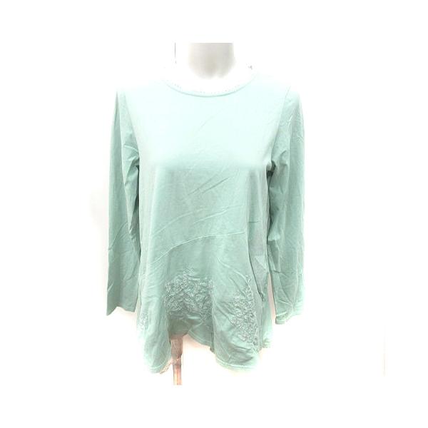 未使用品 アズノウアズ ドゥバズ as know as de base ニット カットソー Uネック 長袖 モスグリーン /RT レディース【ブランド】アズノウアズ ドゥバズ as know as de base【表記サイズ】サイズ表記なし...