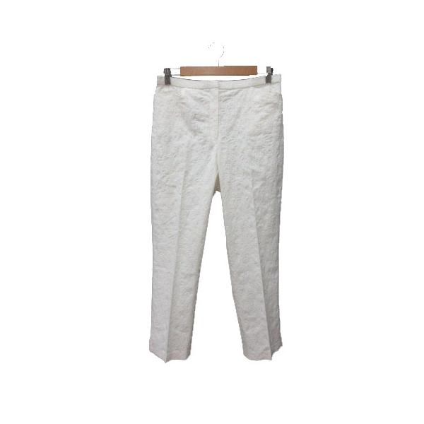 メープルリーフ MAPLE LEAF パンツ 総柄 13 白 ホワイト /MS レディース【表記サイズ】13（日本サイズXL程度）【実寸サイズ】ウエスト：約72cm　もも幅：約29cm　裾幅：約19cm　股上：約29cm　股下：約62cm　...