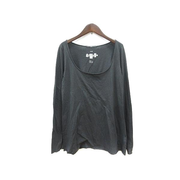 アコテ acote カットソー Tシャツ Uネック 長袖 2 M グレー /MN レディース【表記サイズ】2（日本サイズM相当）【実寸サイズ】肩幅：約37cm　身幅：約46cm　着丈：約69cm　袖丈：約67cm　　【素材】コットン70％ ...