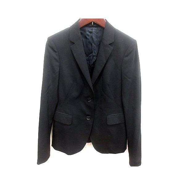マウログリフォーニ MAURO GRIFONI ジャケット テーラード 総裏地 40 黒 ブラック /RT レディース【ブランド】マウログリフォーニ MAURO GRIFONI【表記サイズ】40【実寸サイズ】肩幅：約37cm　身幅：約41c...