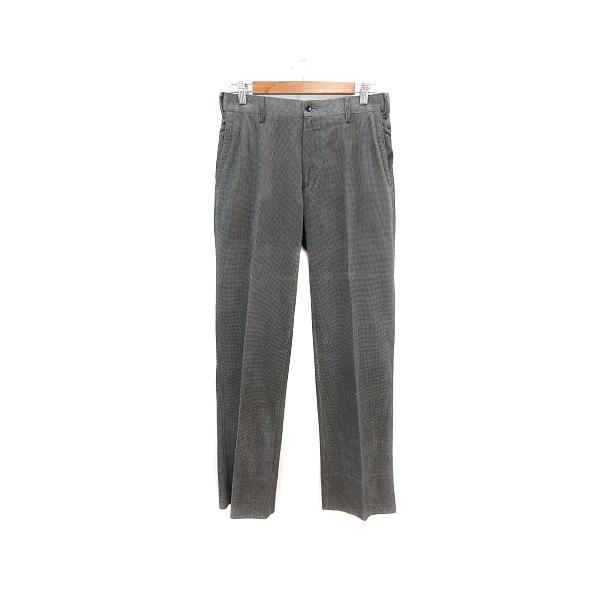 ウィルクスバッシュフォード Wilkes Bashford テーパードパンツ スラックス 千鳥格子 起毛 M グレー /MN メンズ【表記サイズ】M【実寸サイズ】ウエスト：約78cm　もも幅：約27cm　裾幅：約22cm　股上：約24cm　...