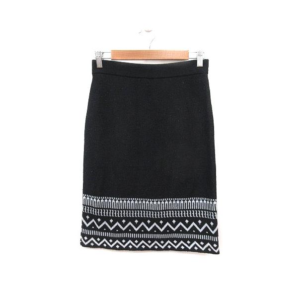 ティテ インザ ストア TITE IN THE STORE タイトスカート ひざ丈 ニット 黒 ブラック 白 ホワイト /MS レディース【ブランド】ティテ インザ ストア TITE IN THE STORE【表記サイズ】サイズ表記なし(実...