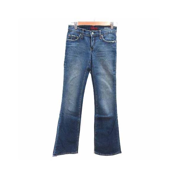 ブルーカルト Blue Cult デニムパンツ ジーンズ バギー 24 S インディゴ /YK レディース【ブランド】ブルーカルト Blue Cult【表記サイズ】24（日本サイズS程度）【実寸サイズ】ウエスト：約61cm　もも幅：約20....