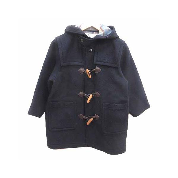 トラサルディ TRUSSARDI ダッフルコート フード ウール 130 紺 ネイビー /YK キッズ【ブランド】トラサルディ TRUSSARDI【表記サイズ】130【実寸サイズ】肩幅：約40cm　身幅：約48cm　袖丈：約40.5cm　着...