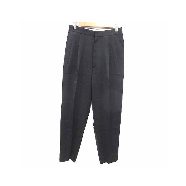 アンルート EN ROUTE スラックスパンツ タック 2 M 黒 ブラック /YK レディース【ブランド】アンルート EN ROUTE【表記サイズ】2（日本サイズM程度）【実寸サイズ】ウエスト：約64cm　もも幅：約31cm　裾幅：約17...