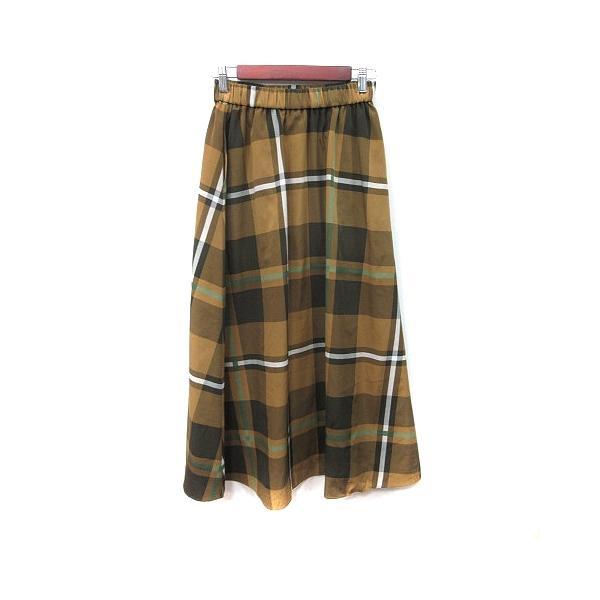 ルクスルフト Luxluft speziell gemacht フレアスカート マキシ 総柄 38 M 茶 ブラウン 緑 カーキ /YI レディース【ブランド】ルクスルフト Luxluft【表記サイズ】38（Mサイズ）【実寸サイズ】ウエスト...