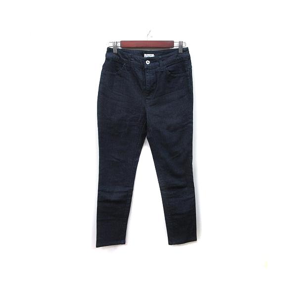 ヴァンドウェスト パー ルミノア Veni a ouesi par Le minor テーパードパンツ デニム 38 M 紺 ネイビー /YI レディース【表記サイズ】38（Mサイズ）【実寸サイズ】ウエスト：約66cm　もも幅：約22cm　...