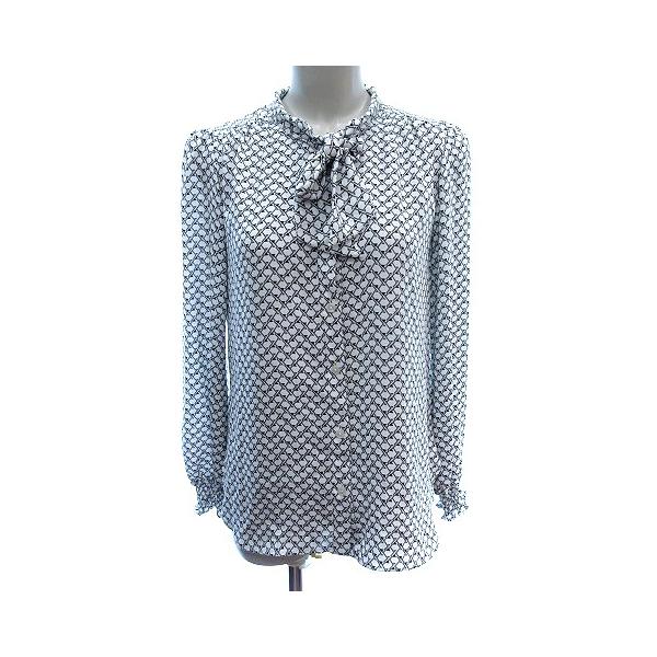 クードシャンス CdeC COUP DE CHANCE ボウタイブラウス シャツ 総柄 長袖 36 S 白 ホワイト /AU レディース【ブランド】クードシャンス CdeC COUP DE CHANCE【表記サイズ】36（日本サイズS程度）...