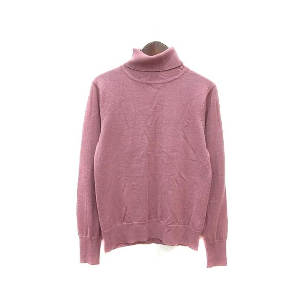 イネド INED ニット セーター タートルネック 長袖 ウール 9 M ピンク /MN レディース【ブランド】イネド INED【表記サイズ】9（日本サイズM相当）【実寸サイズ】肩幅：約35cm　身幅：約43cm　着丈：約55cm　袖丈：約...