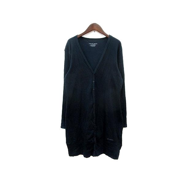 マークケイン MARC CAIN SPORTS カーディガン ロング 紺 ネイビー /MN レディース【表記サイズ】サイズ表記なし(実寸サイズをご覧ください)【実寸サイズ】肩幅：約42cm　身幅：約48cm　袖丈：約60cm　着丈：約90c...