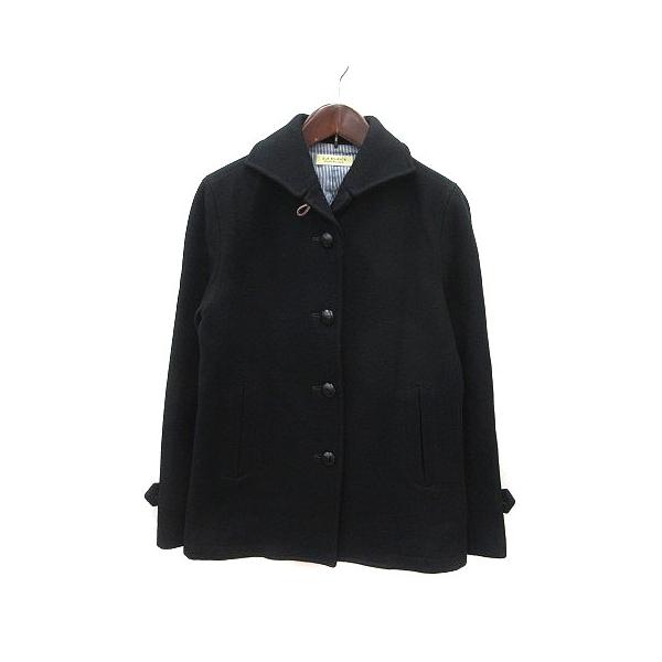 ドゥエビランチェ クニヒロタダ DUE BILANCE KUNIHIRO TADA ジャケット ウール 総裏地 黒 ブラック /MS レディース【表記サイズ】サイズ表記なし(実寸サイズをご覧ください)【実寸サイズ】肩幅：約36cm　身幅：約...