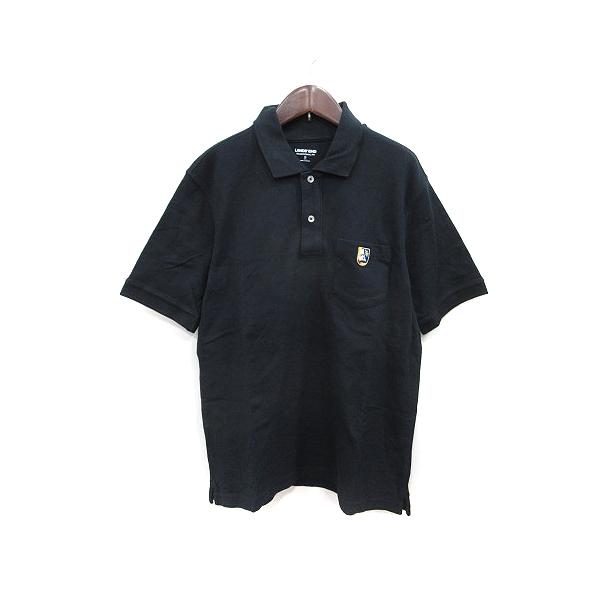 ランズエンド LANDS' END ポロシャツ 鹿の子 半袖 M 紺 ネイビー /YI メンズ【ブランド】ランズエンド LANDS' END【表記サイズ】M【実寸サイズ】肩幅：約43cm　身幅：約48cm　着丈：約67cm　袖丈：約23cm...