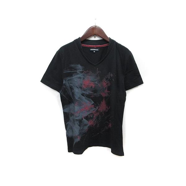 セマンティックデザイン SEMANTIC DESIGN Tシャツ カットソー Vネック 半袖 M 黒 ブラック /YI メンズ【ブランド】セマンティックデザイン SEMANTIC DESIGN【表記サイズ】M【実寸サイズ】肩幅：約40cm　...