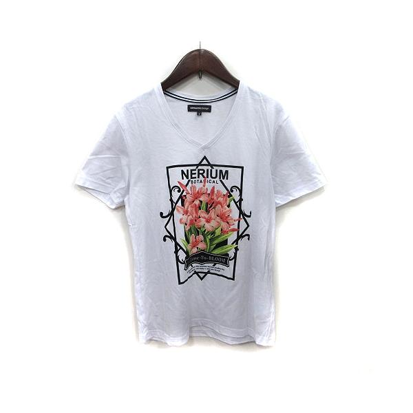 セマンティックデザイン SEMANTIC DESIGN Tシャツ カットソー Vネック 半袖 S 白 ホワイト /YI レディース【ブランド】セマンティックデザイン SEMANTIC DESIGN【表記サイズ】S【実寸サイズ】肩幅：約40c...