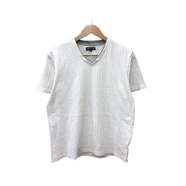セマンティックデザイン SEMANTIC DESIGN カットソー Tシャツ Vネック 半袖 フェイクレイヤード L 白 ホワイト /MN メンズ【ブランド】セマンティックデザイン SEMANTIC DESIGN【表記サイズ】L【実寸サイズ...