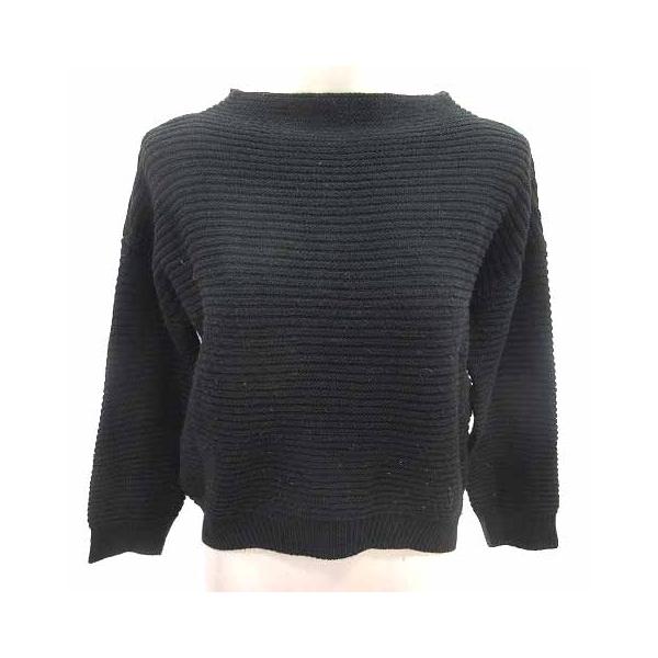 クリアインプレッション CLEAR IMPRESSION ニット セーター 長袖 2 M 黒 ブラック /YK レディース【ブランド】クリアインプレッション CLEAR IMPRESSION【表記サイズ】2（日本サイズM程度）【実寸サイズ】...