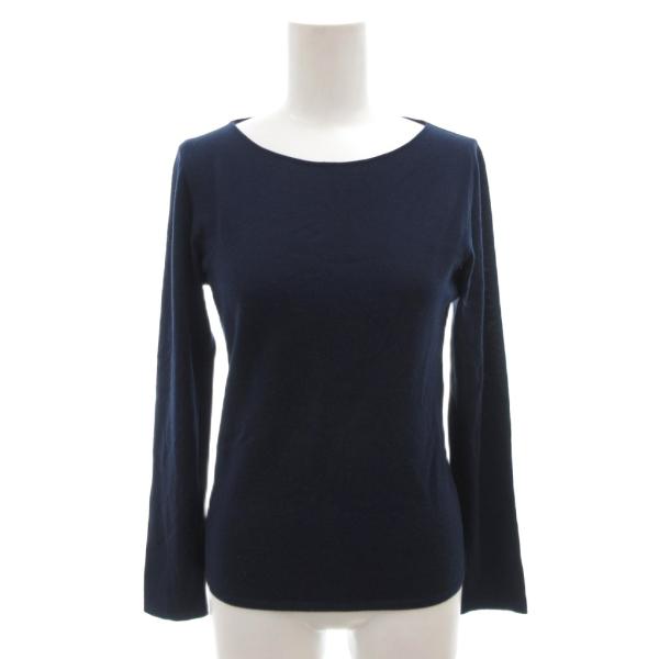 ブルネロクチネリ BRUNELLO CUCINELLI ニット セーター ウール 15 紺 ネイビー ボートネック 長袖 /FF ■GY62 レディース【ブランド】ブルネロクチネリ BRUNELLO CUCINELLI【表記サイズ】15【実...