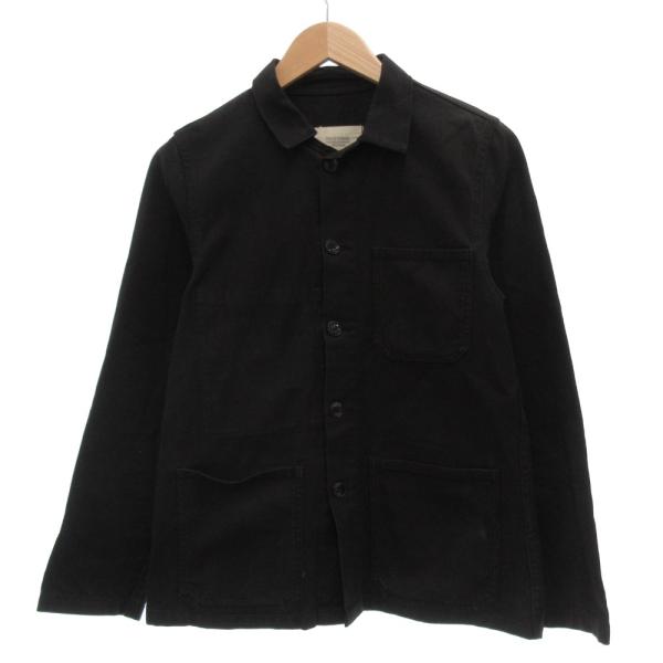 ズッカトラバイユ ZUCCa TRAVAIL カバーオール ジャケット 0 無地 黒 ブラック /AE ■GY62 メンズ【ブランド】ズッカトラバイユ ZUCCa TRAVAIL【表記サイズ】0【実寸サイズ】肩幅：38cm　身幅：45cm　...