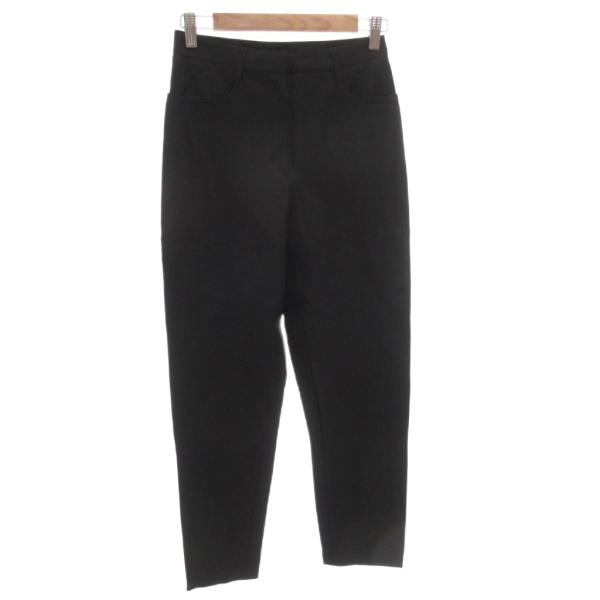 プラダスポーツ PRADA SPORT パンツ スラックス スリムテーパード ロゴ 38 黒 ブラック /FF ■GY62 レディース【ブランド】プラダスポーツ PRADA SPORT【表記サイズ】38【実寸サイズ】ウエスト：58cm　もも...