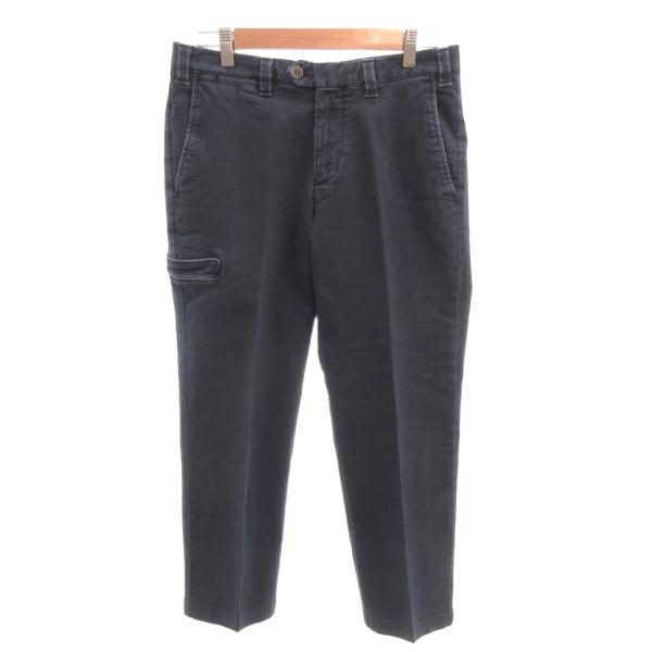 イザイア ISAIA カーゴパンツ センタープレス テーパード 紺 ネイビー /YJ ■GY62 メンズ【ブランド】イザイア ISAIA【表記サイズ】サイズ表記なし(実寸サイズをご参考ください。)【実寸サイズ】ウエスト：78cm　もも幅：3...