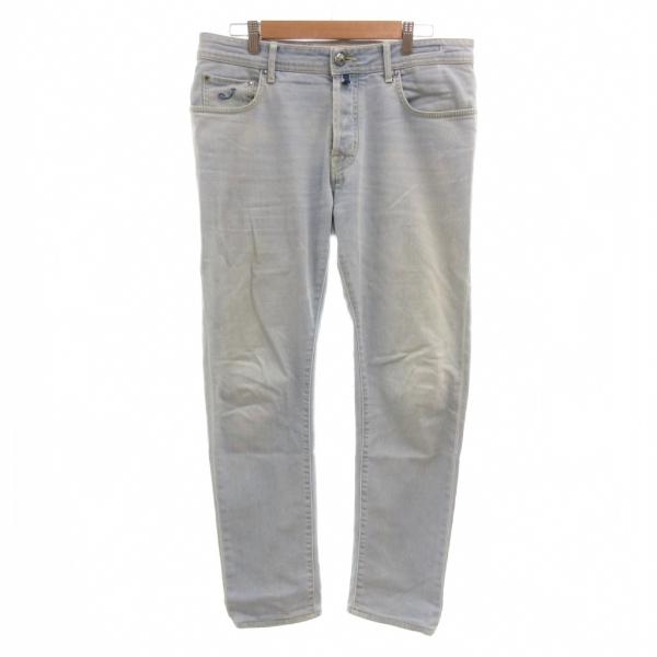 ヤコブコーエン JACOB COHEN デニムパンツ ジーンズ ウォッシュ ボタンフライ 34 インディゴブルー /YJ ■GY62 メンズ【ブランド】ヤコブコーエン JACOB COHEN【表記サイズ】34【実寸サイズ】ウエスト：88cm...