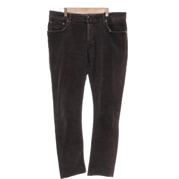 ヤコブコーエン JACOB COHEN コーデュロイパンツ ボタンフライ ストレート 34 ダークグレー /YJ ■GY62 メンズ【ブランド】ヤコブコーエン JACOB COHEN【表記サイズ】34【実寸サイズ】ウエスト：88cm　もも幅...