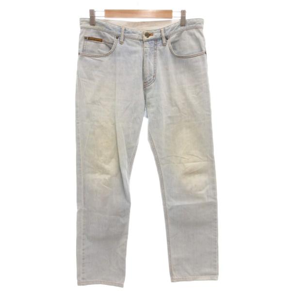 ルイヴィトン LOUIS VUITTON デニムパンツ  ジーンズ ストレート パッチ 40 インディゴ /FF ■GY62 レディース【ブランド】ルイヴィトン LOUIS VUITTON【表記サイズ】40【実寸サイズ】ウエスト：76cm　...