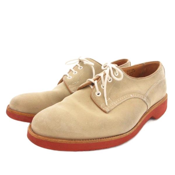 トリッカーズ TRICKER'S レースアップシューズ スエード 8.5 カーキ /FF ■GY62 メンズ【ブランド】トリッカーズ TRICKER'S【表記サイズ】8.5【実寸サイズ】最大幅：10.5cm　アウトソール：30cm　インソー...