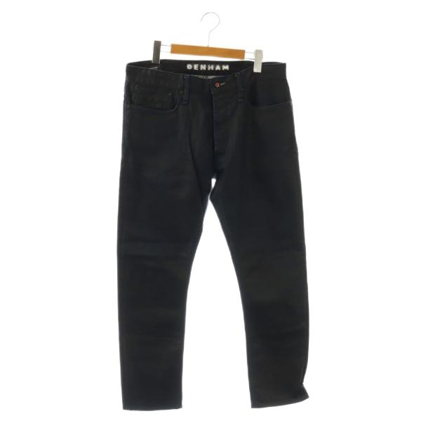 デンハム DENHAM ブラックデニムパンツ ジーンズ 32 紺 ネイビー /SS ■OS ■GY62 メンズ【ブランド】デンハム DENHAM【表記サイズ】32(M)【実寸サイズ】ウエスト：約86cm　もも幅：約27.5cm　裾幅：約18...
