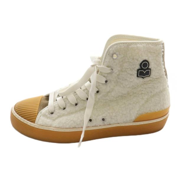 イザベルマラン ISABEL MARANT ハイカットスニーカー ボア US5.5 23.7cm オフホワイト /SS ■OS ■GY62 レディース【ブランド】イザベルマラン ISABEL MARANT【表記サイズ】US5.5 23.7c...