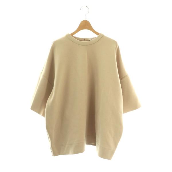 クラネ CLANE BULKY LINE HALF SLEEVE TOPS カットソー 八分袖 1 ベージュ 16105-1262 /HS ■GY62 レディース【ブランド】クラネ CLANE【表記サイズ】1【実寸サイズ】肩幅：72cm　身...