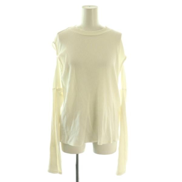 アメリヴィンテージ Ameri VINTAGE アメリ AMERI 2WAY REMOVABLE SLEEVE RIB TOP カットソー プルオーバー F ホワイト レディース【ブランド】アメリヴィンテージ Ameri VINTAGE【表...