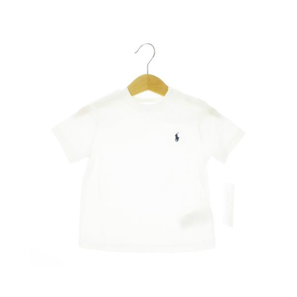 未使用品 ラルフローレン RALPH LAUREN Tシャツ ベビー服 12M 80/48 白 ホワイト 無地 半袖 ロゴ刺繍 /CK3 ■GY62 キッズ【ブランド】ラルフローレン RALPH LAUREN【表記サイズ】12M80/48【...