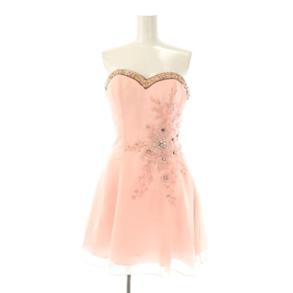 ジャンマクレーン JEAN MACLEAN 衣装ドレス ワンピース ミニ ベアトップ ビジュー 9 ピンク /CX ■OS ■GY46 レディース【ブランド】ジャンマクレーン JEAN MACLEAN【表記サイズ】9【実寸サイズ】身幅：37...