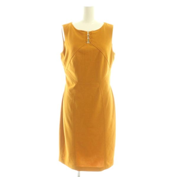 イヴァンカ トランプ Ivanka Trump ワンピース ひざ丈 ノースリーブ 4 オレンジ /AT ■OS ■GY48 レディース【ブランド】イヴァンカ トランプ Ivanka Trump【表記サイズ】4【実寸サイズ】身幅：41cm　総...