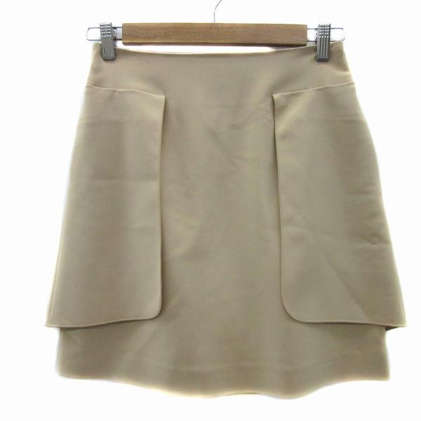 フォクシーニューヨーク FOXEY NEW YORK 台形スカート ミニ丈 無地 38 S ベージュ /YS21 ■GY53 レディース【ブランド】フォクシーニューヨーク FOXEY NEW YORK【表記サイズ】38（日本サイズS相当）※...