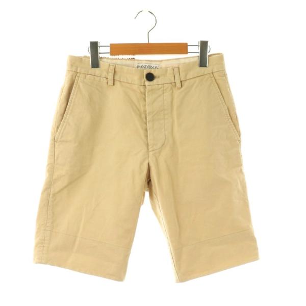 ジェイダブリューアンダーソン JWアンダーソン J.W.ANDERSON ハーフパンツ ボタンフライ US34 ベージュ /DO ■GY57 メンズ【ブランド】ジェイダブリューアンダーソン JWアンダーソン J.W.ANDERSON【表記サ...