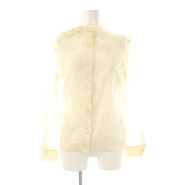 マウリツィオペコラーロ MAURIZIO PECORARO シャツ 総柄 長袖 IT38 アイボリー /HK ■GY57 レディース【表記サイズ】IT38【実寸サイズ】肩幅：39cm　身幅：45cm　着丈：56cm　袖丈：54cm　　【素材...